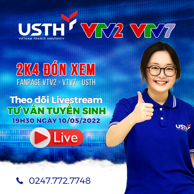 Livestream trên VTV2-VTV7 tư vấn tuyển sinh đại học ngành Khoa học - Kỹ ...